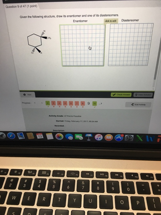 Solved Give the following structure, draw its enantiomer and | Chegg.com