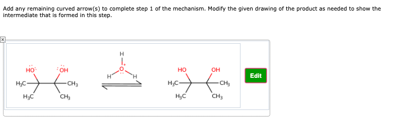 Solved Add any remaining curved arrow(s) to complete step 1 | Chegg.com