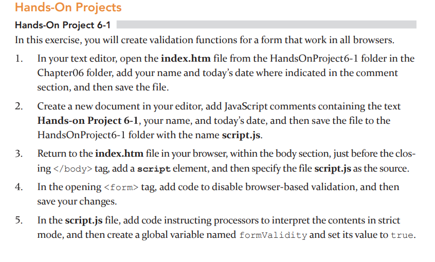 Solved 2. Hands-On Projects Hands-On Project 6-1 In this | Chegg.com