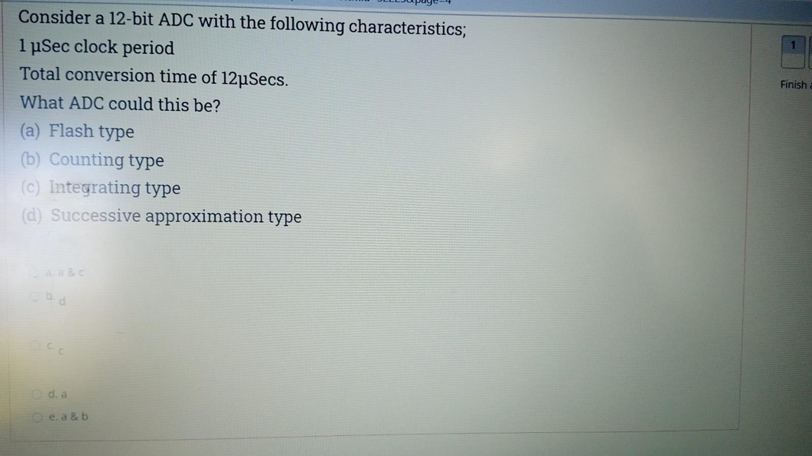 Solved Finish Consider a 12-bit ADC with the following | Chegg.com