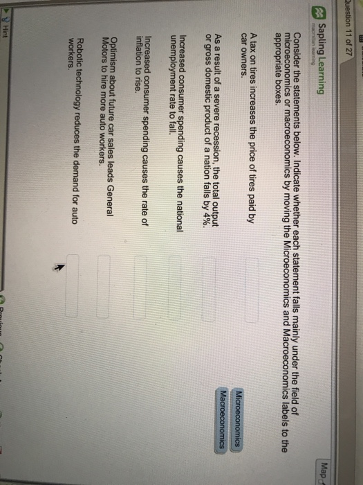Solved Question 11 of 27 Map Sapling Learning Consider the | Chegg.com Solved Question 11 of 27 Map Sapling Learning Consider the | Chegg.com