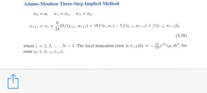 Solved 1. Consider the following multistep method (a) Show | Chegg.com Solved 1. Consider the following multistep method (a) Show | Chegg.com