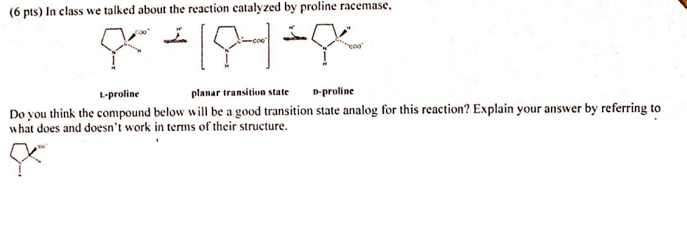 Solved ( 6pts) In class we talked about the reaction | Chegg.com