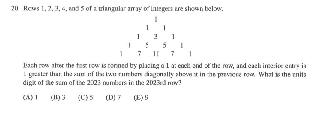 Solved 19. What is the product of all solutions to the | Chegg.com
