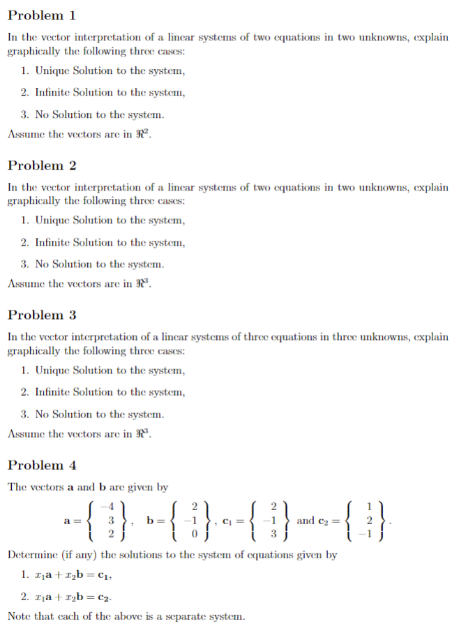 Solved solve the problems in detail with examples ﻿problem | Chegg.com
