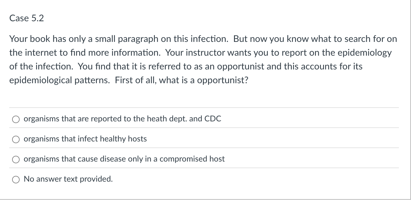 Solved Case 5.2Your book has only a small paragraph on this | Chegg.com