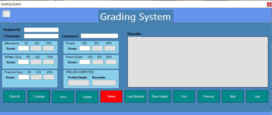 Solved Make a complete report about the following grading | Chegg.com