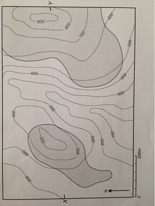 Solved The geologic map shows the distribution of two | Chegg.com