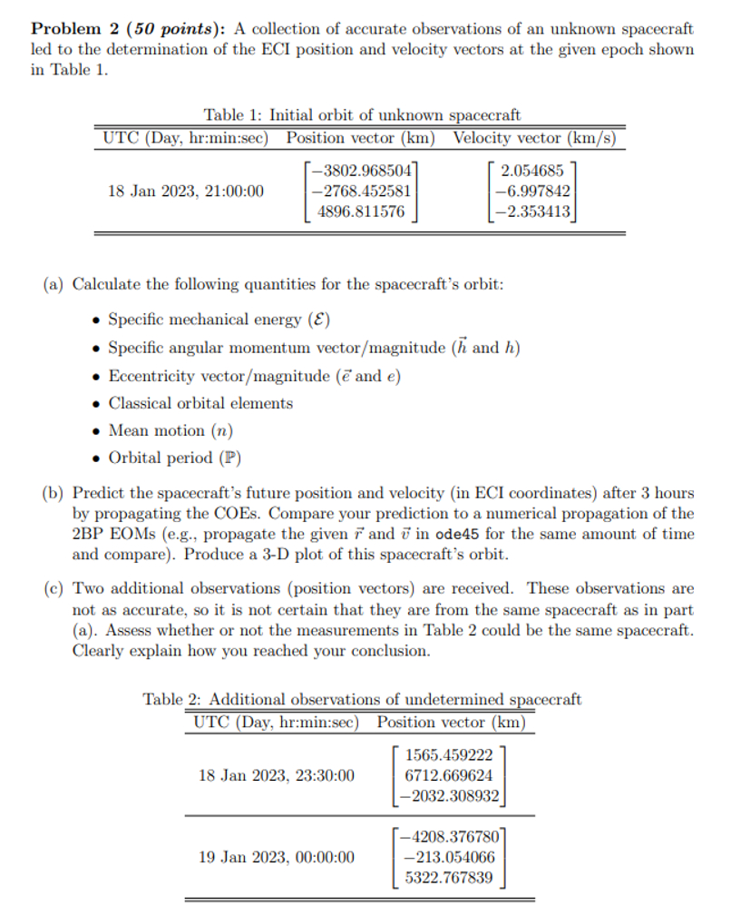 Solved Problem 2 (50 ﻿points): A collection of accurate | Chegg.com
