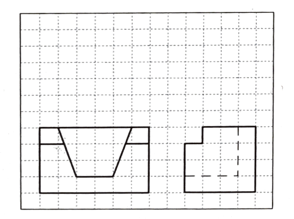 Solved Given 2 views, sketch them and add the missing view. | Chegg.com