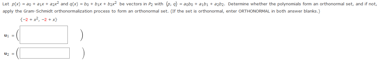 Solved Let P X A0 A1x A2x2 And G X Bo B1x B2x2