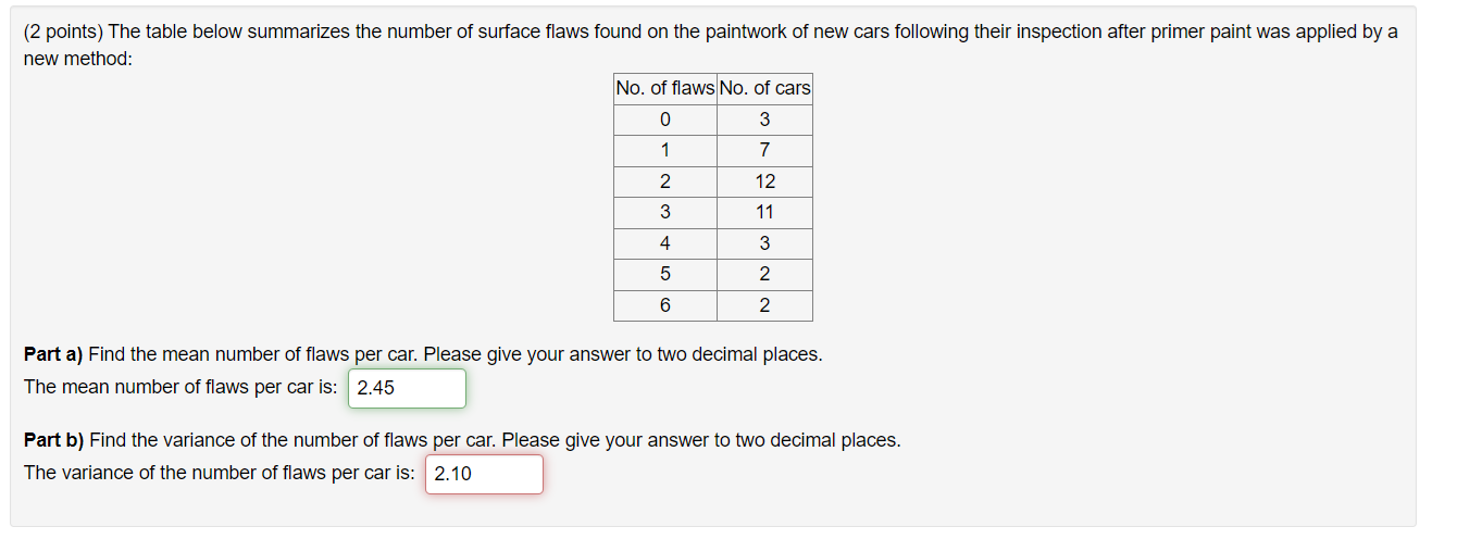 Solved Part b seems wrong, can you help me with part b?( 2 | Chegg.com