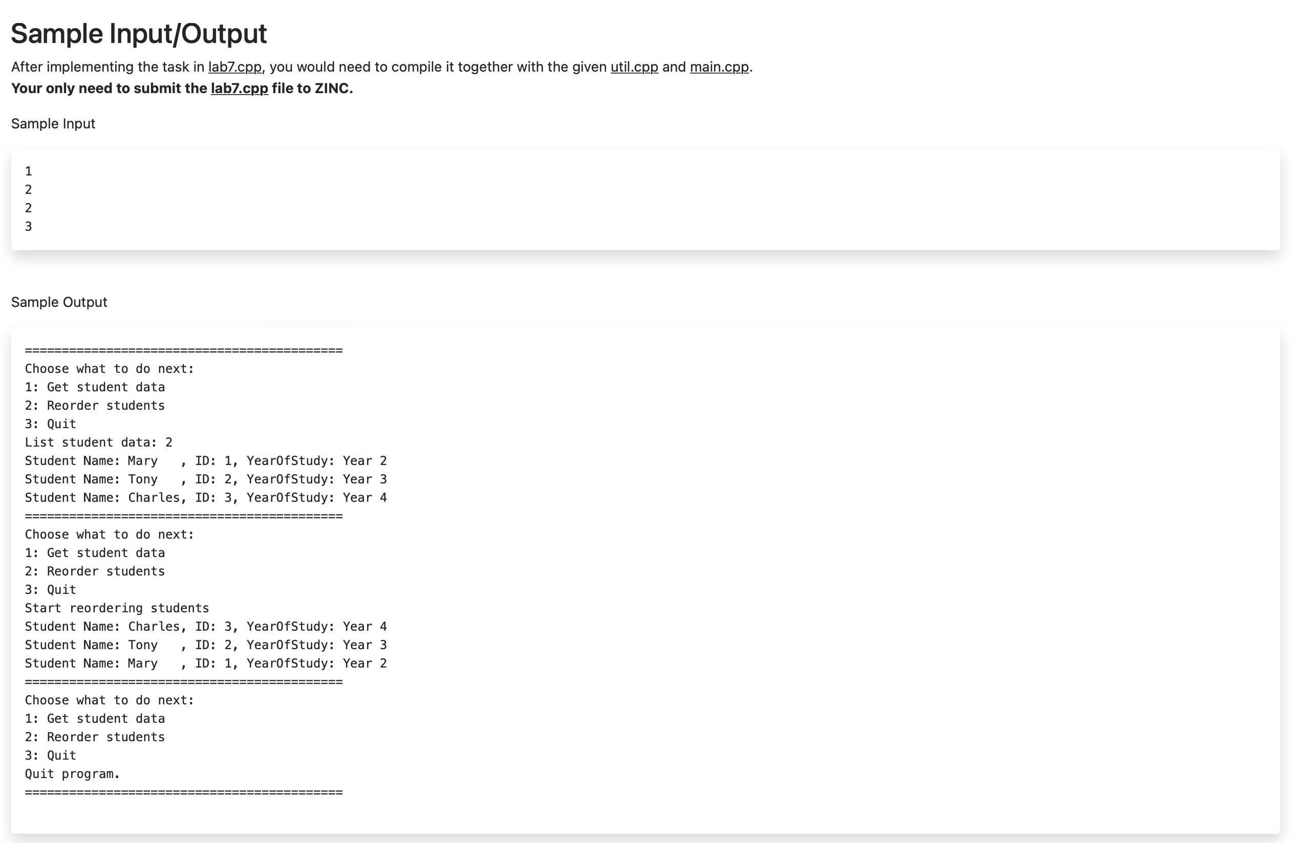 Solved Reordering students for course registration In this | Chegg.com