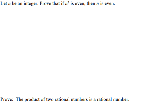 Solved Let n be an integer. Prove that if n is even, then n | Chegg.com