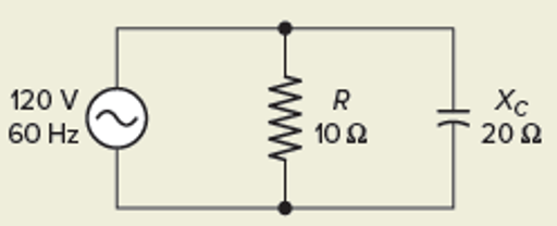 Solved For the parallel RC circuit shown below, | Chegg.com