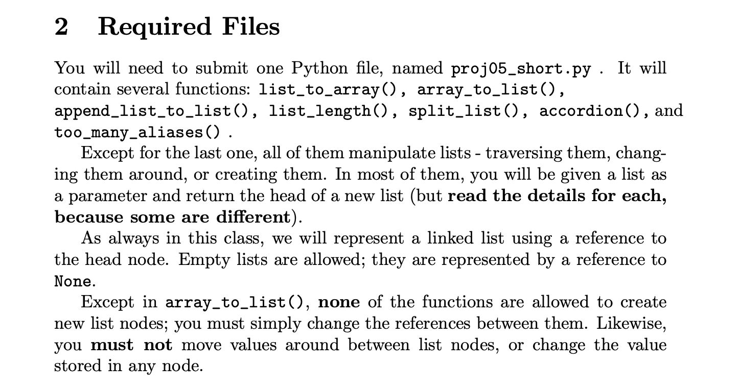 Solved 2 Required Files You will need to submit one Python | Chegg.com