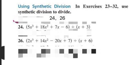Solved Using Synthetic Division In Exercises 23-32, use | Chegg.com
