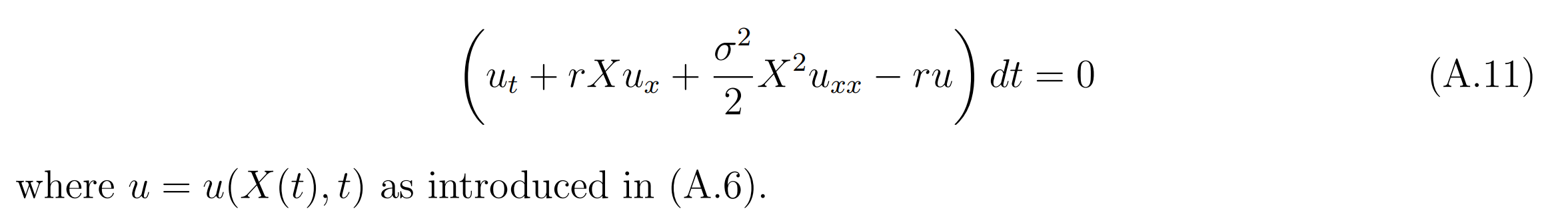 V(t)=u(X(t),t),0≤t≤T with a smooth function | Chegg.com