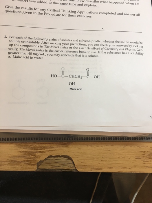 Solved I INow describe what happened when 6.0 OJUH was added | Chegg.com