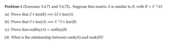 Solved Problem 1 (Exercises 3.4.71 and 3.4.72). Suppose that | Chegg.com