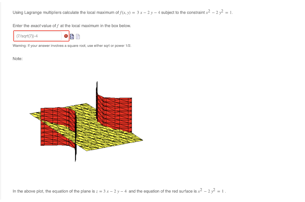 Solved Using Lagrange multipliers calculate the local | Chegg.com