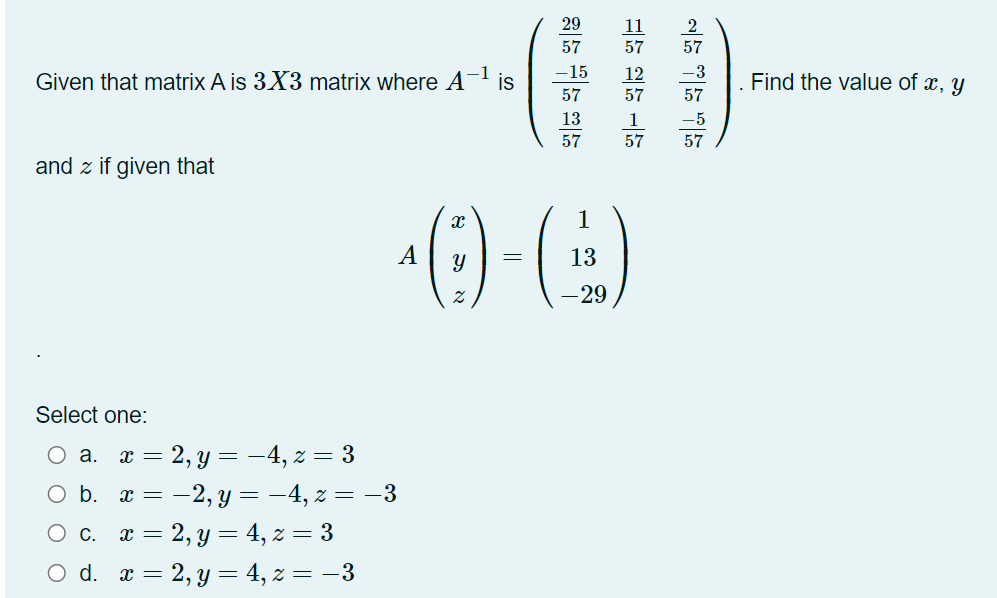 Solved Given that when row 3 and column 1 of 3X3 matrix A | Chegg.com