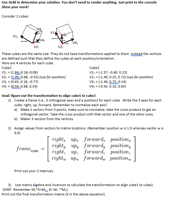 Solved Use GLM to determine your solution. You don't need to | Chegg.com