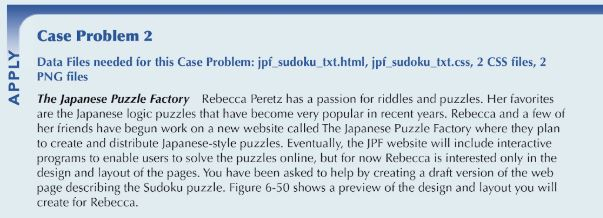 Case Problem 2 Data Files needed for this Case | Chegg.com