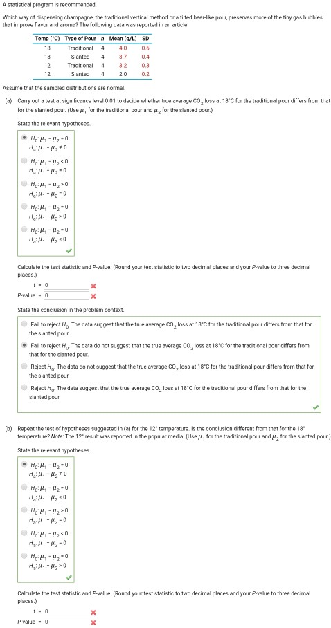 Solved A statistical program is recommended Which way of | Chegg.com