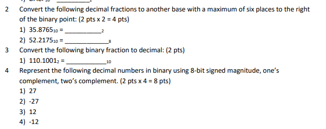 Solved CISC 341 Computer Architecture - (must show your | Chegg.com