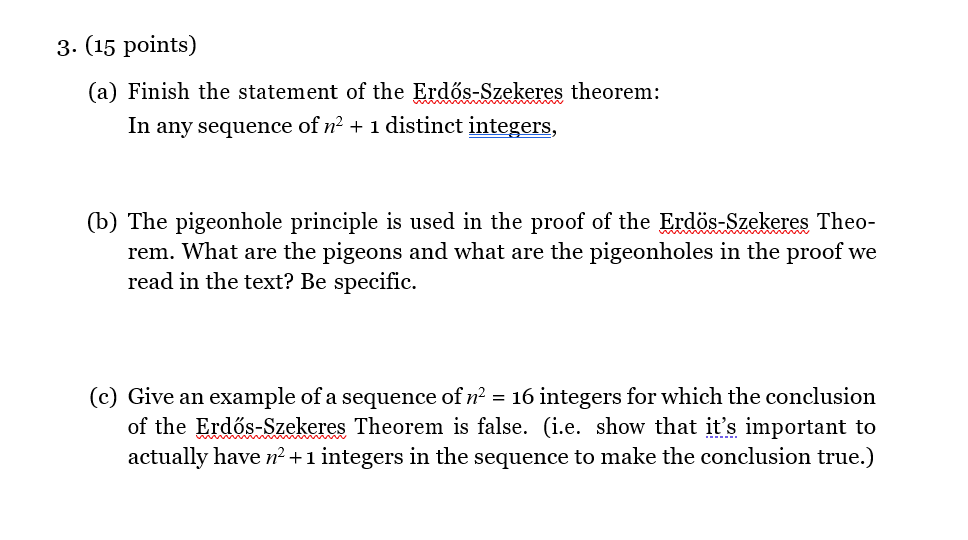 Solved I am looking for a combinatorics answer using the | Chegg.com