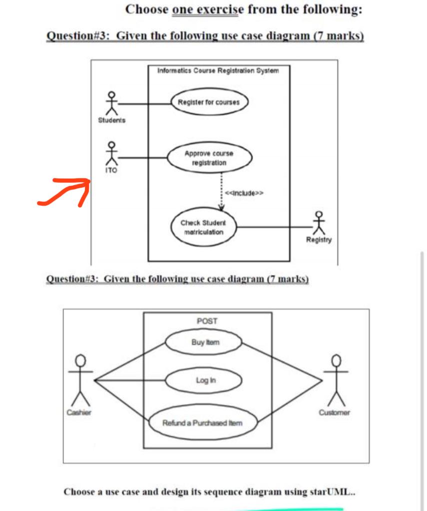 Solved Choose one exercise from the following: Question#3: | Chegg.com