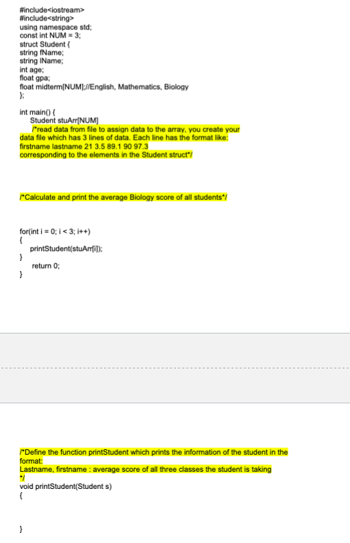 Solved #include #include using namespace std; const int NUM | Chegg.com