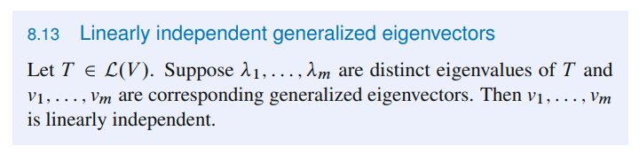 Solved 8.13 Linearly independent generalized eigenvectors | Chegg.com