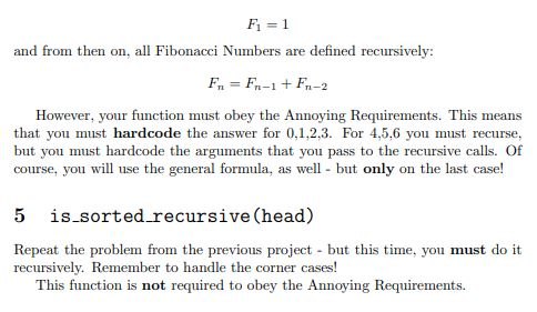 Solved In this project, you will be practicing recursion. | Chegg.com
