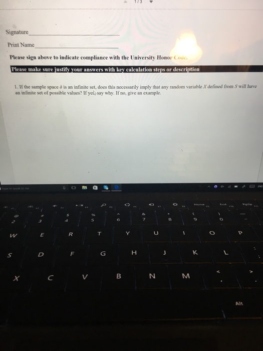 Solved If the sample space delta is an infinite set, does | Chegg.com