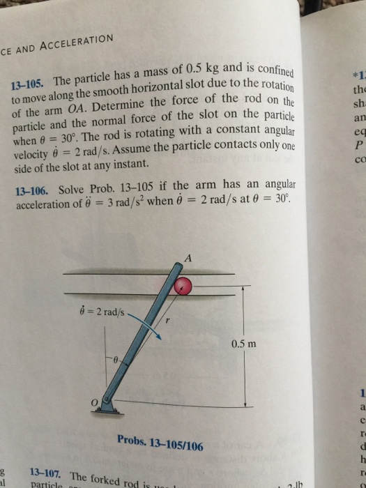 Solved The particle has a mass of 0.5 kg and is confined to | Chegg.com