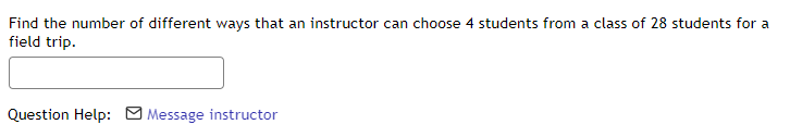 Solved Find the number of different ways that an instructor | Chegg.com