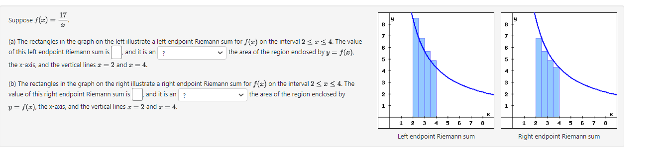 Solved Suppose f(x)=x17 (a) The rectangles in the graph on | Chegg.com