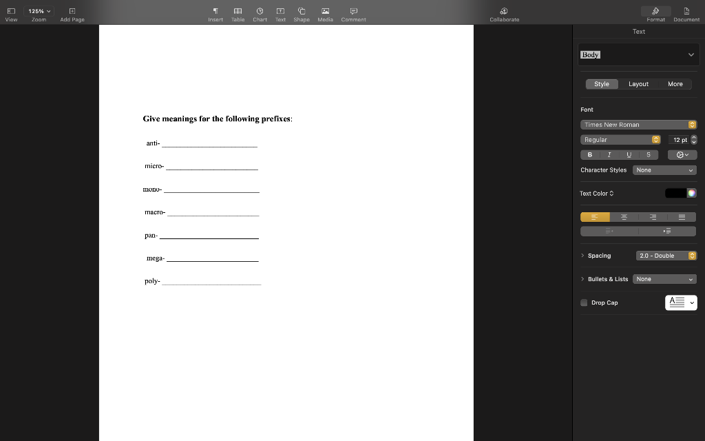 Solved 125% Zoom T D Insert Table Chart Text Shape Media | Chegg.com