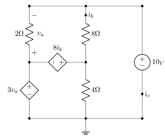 Solved Find the power on the 4Ω resistor. You must include | Chegg.com