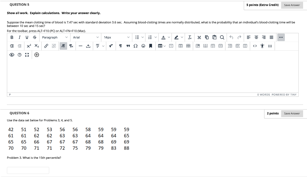 Solved QUESTION 5 5 points (Extra Credit) Save Answer Show | Chegg.com