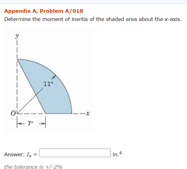 Solved Appendix A, Problem A/018 Determine the moment of | Chegg.com