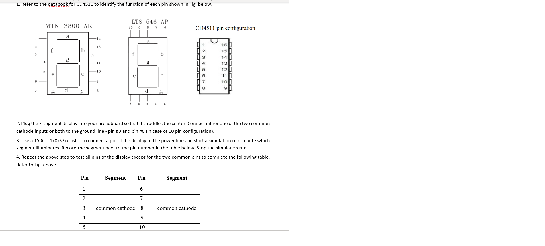 Solved Please help w ith this lab and fill out all the | Chegg.com