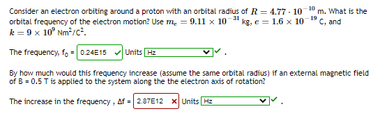 Solved -31 - 19 Consider an electron orbiting around a | Chegg.com Solved -31 - 19 Consider an electron orbiting around a | Chegg.com