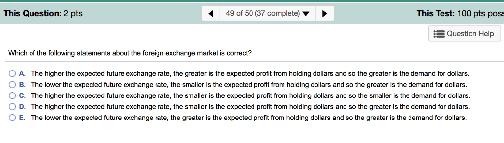 Solved This Test: 100 pts poss 49 of 50 (37 complete) This | Chegg.com