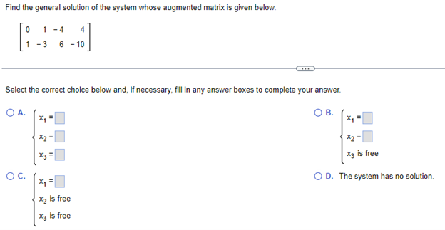 Solved Find the general solution of the system whose | Chegg.com