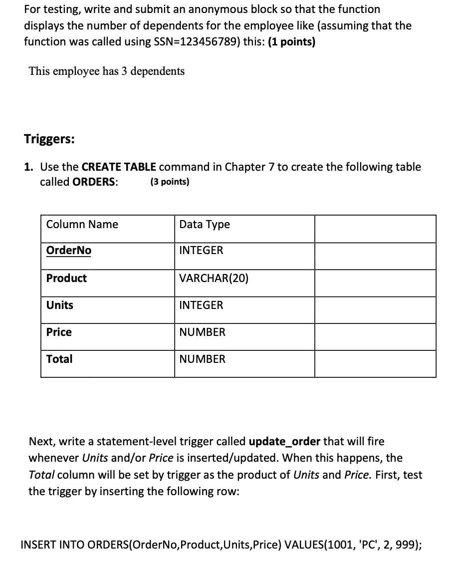 Solved 2. Write a stored procedure from scratch called | Chegg.com