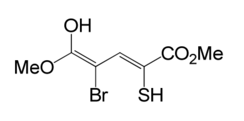 Solved Meo MV CO2Me Br SH | Chegg.com
