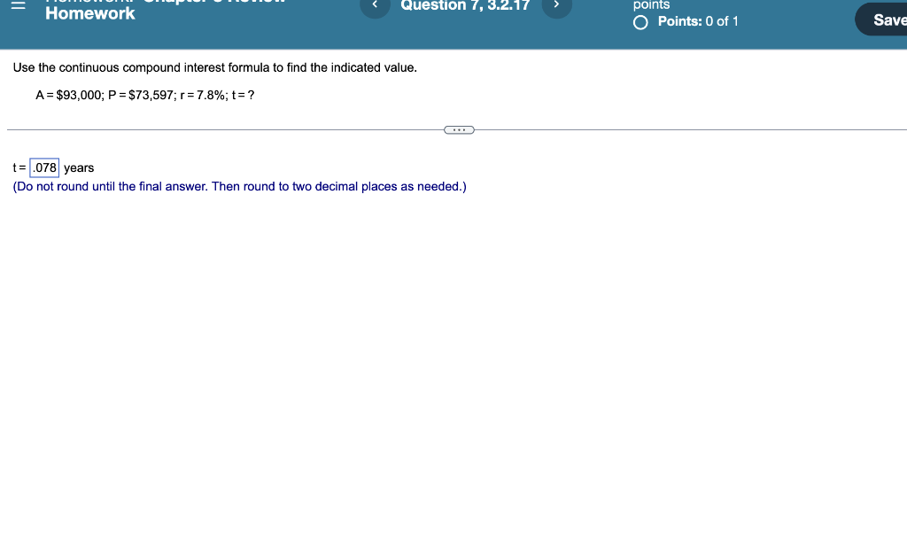 Solved = Homework: Chapter 3 Review Homework Question 6, | Chegg.com